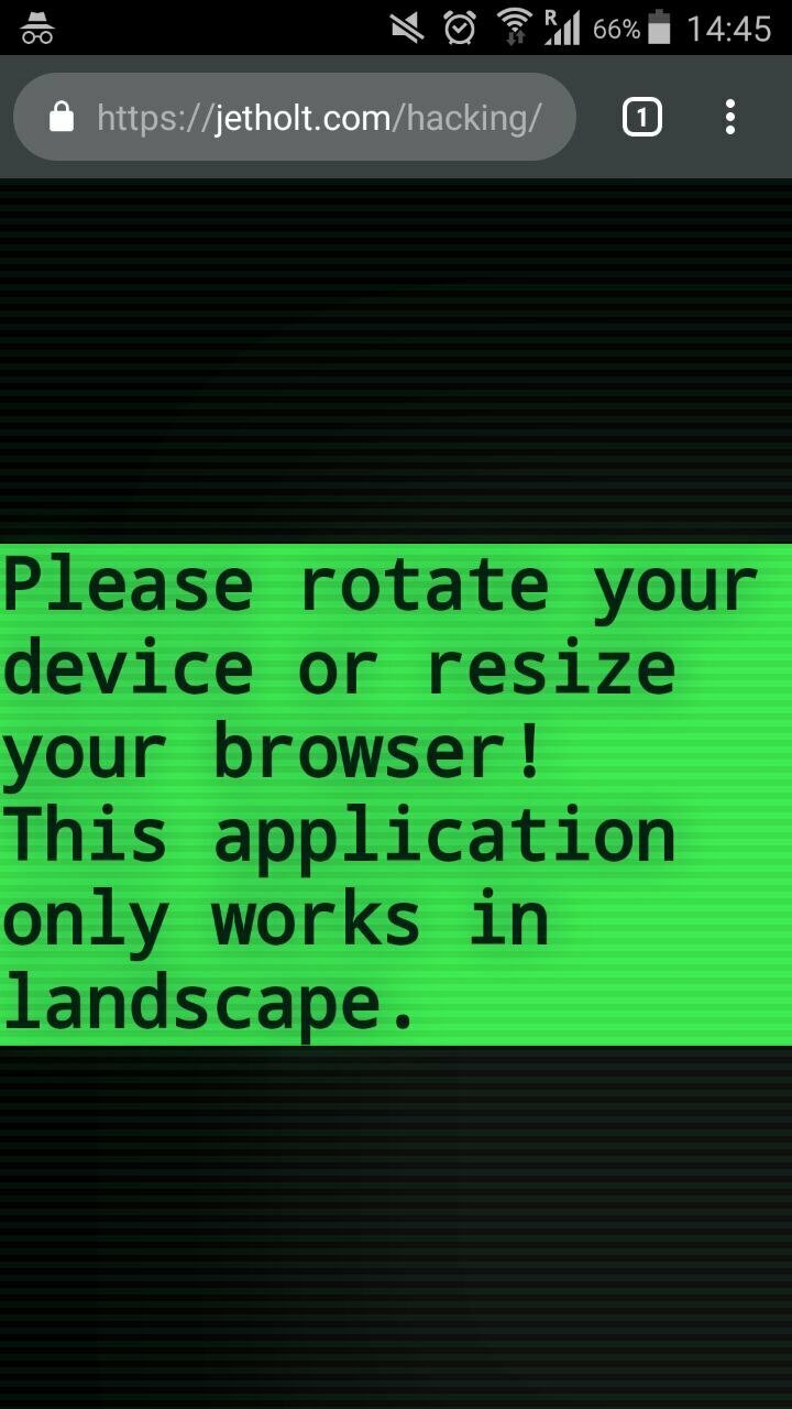 RobCo Revisited - Jet Holt